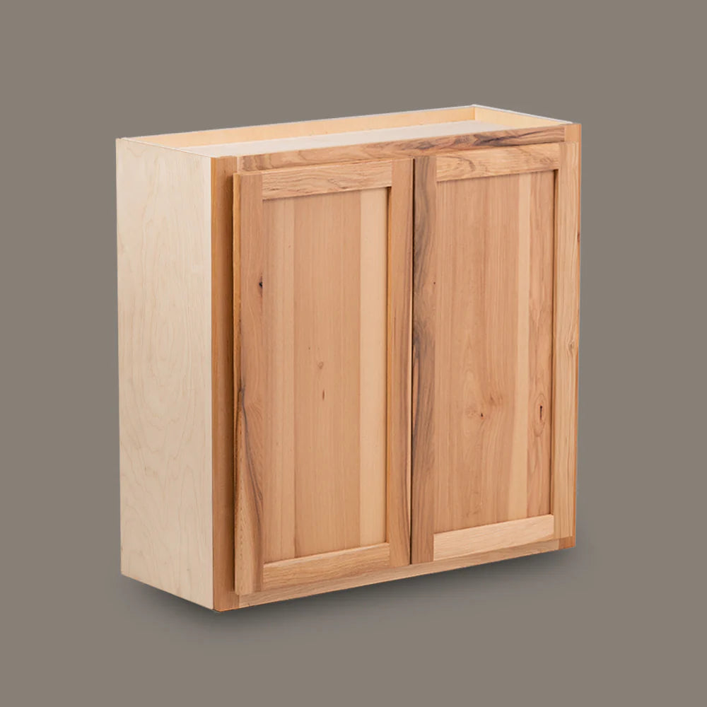 Rustic Hickory 42 Inch Tall Wall Cabinets – Johnsonscabinets.com