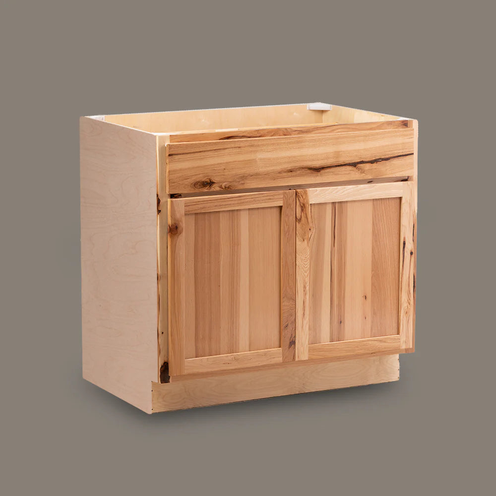 Rustic Hickory Base Cabinets – Johnsonscabinets.com