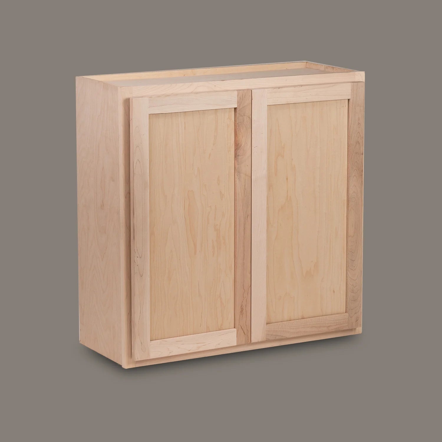 Raw Maple 36 Inch Tall Wall Cabinets – Johnsonscabinets.com