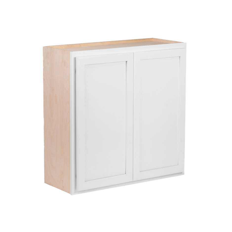 Pure White 42 Inch Tall Wall Cabinets – Johnsonscabinets.com